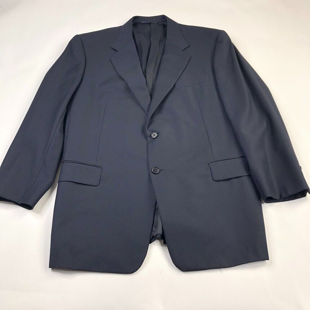 Hickey Freeman Barneys New York Men Two Button Wool B… - Gem